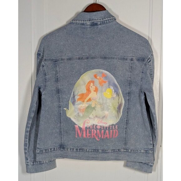 Jackets & Coats | The Little Mermaid Ariel Jean Denim Jacket Youth ...